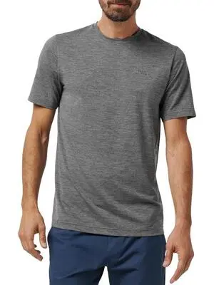 Travis Mathew Heater Pro T-shirt - Heather Grey