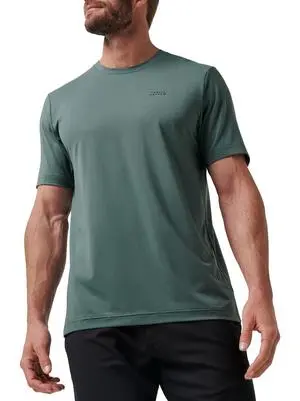Travis Mathew Heater Pro T-shirt Silver Pine