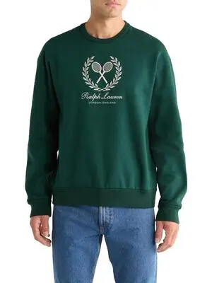 Ralph Lauren Purple Label Embroidered Cotton And Cashmere Sweatshirt - Moss Green