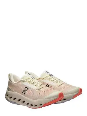 On Cloudsurfer Trail 2 Trail Running Shoe Ivory/salmon