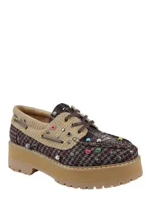 CANDIE'S Embellished Platform Loafer