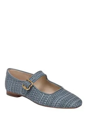 Sam Edelman Michaela Mary Jane Flat Slate Sky