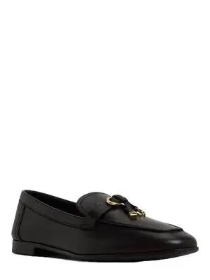 Aldo Logo-adorned Loafer - Black