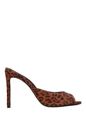 BLACK SUEDE STUDIO Alessia Leopard Pump - Leopard Nubuck
