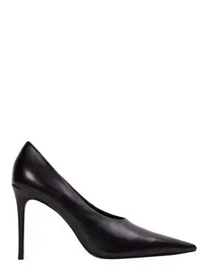 BLACK SUEDE STUDIO Jona 100 Pump - Black Leather