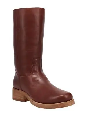 DINGO Tall Leather Boots - Brown