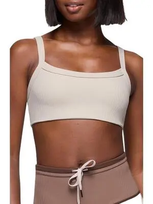 Prana Luxara Rib Sports Bra - Almond