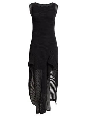 Alaïa Ladder Stitch Dress - Noir Alaia