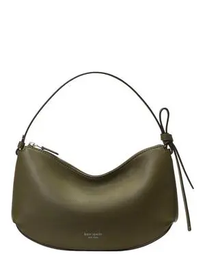 Kate Spade New York Loop Pebble Leather Shoulder Bag - Seaweed