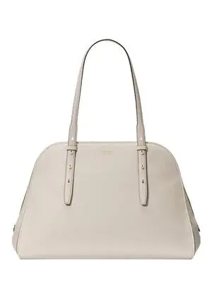 Kate Spade New York Pebble Leather Tote Carryall - Cashew Milk
