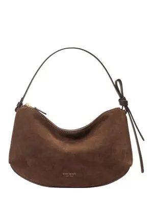 Kate Spade New York Loop Suede Shoulder Bag - Hot Fudge Multi