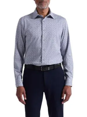 Bugatchi Jimmy Ooohcotton® Button-up Shirt - Platinum