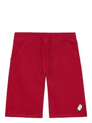 DALIX Ghost Midweight Fleece Shorts - Red