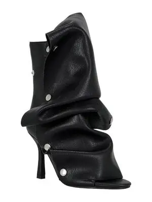 AZALEA WANG Birdsong Open Toe Bootie - Black