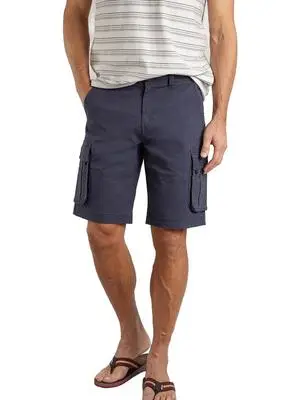 WEIRD FISH Rigney Cargo Shorts - Navy