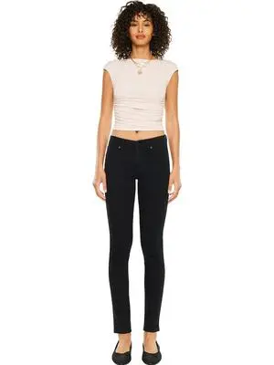 KANCAN Mid-rise Stretch Super Skinny Jeans - Black