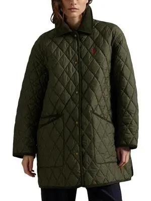 Polo Ralph Lauren Water Repellent Quilted Barn Jacket - Ranger Green