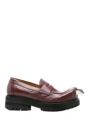 CHARLES JEFFREY Claw-Toe Penny Loafers