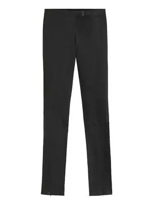 HUGO BOSS Split-Hem Leather Trousers