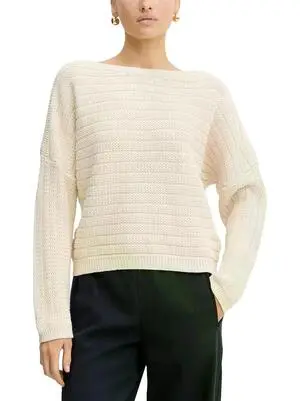 BOSS Ribbed Boat-Neck Sweater
