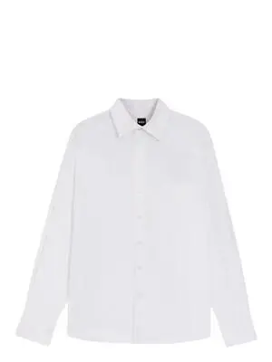 BOSS Classic-collar Shirt - White
