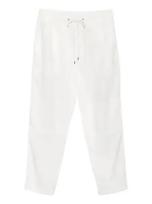 JAMES PERSE Drawstring Tapered Trousers - White