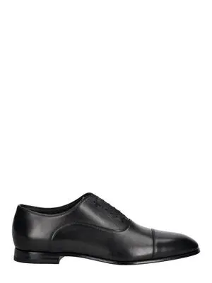 BOSS Leather Lace-up Shoes - Black