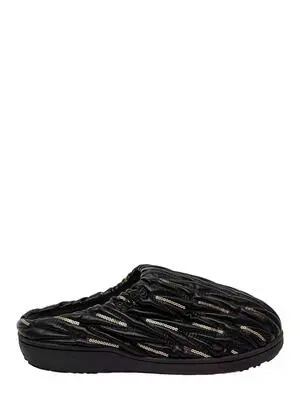 SUBU Banquet Sequin Mules - Black