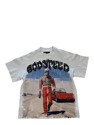 GODSPEED Speed Racer T-shirt - Bone