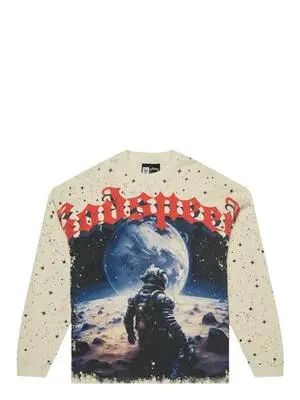 GODSPEED No Looking Back Long Sleeve T-shirt - Bone