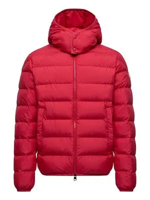 Moncler Montbrocq Hooded Down Jacket - Red
