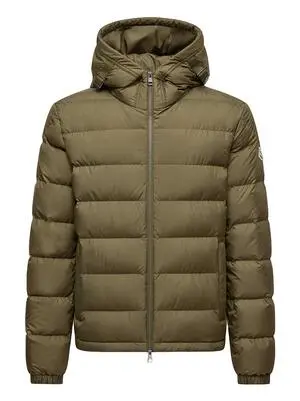 Moncler Laveraet Hooded Down Jacket - Green