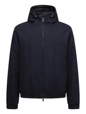 Moncler Guerande Reversible Hooded Short Down Jacket - Blue