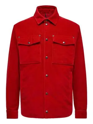 Moncler Ambroisie Corduroy Down Shacket - Red