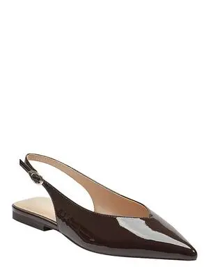 MARC FISHER LTD. Gabra Pointed Flats Dark Brown