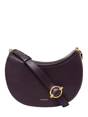 WANDLER Kate Leather Bag Grape