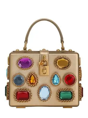 Dolce & Gabbana Dolce Box Handbag - Gold