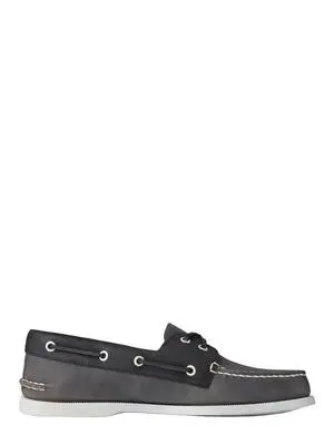 Sperry A/o 2 Eye Leather Boat Shoes - Grey
