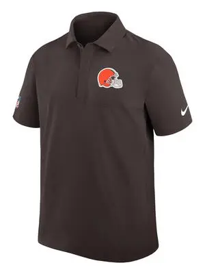 Nike Cleveland Browns City Pride Sideline Men's Dri-fit Nfl Polo Brown