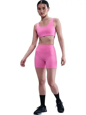 Nike One High-waisted 5" Biker Shorts - Pink