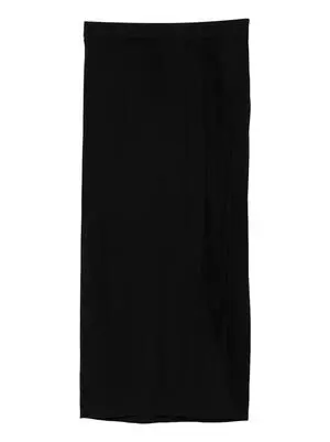 TOM FORD Draped Midi Skirt - Black