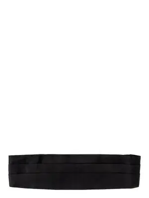 Giorgio Armani Silk Tuxedo Cummerbund - Black