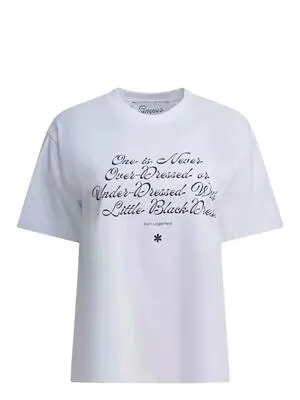 SEMPER Quote-print Crew-neck T-shirt - White