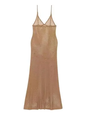 Kiki De Montparnasse Crochet Maxi Dress - Neutrals