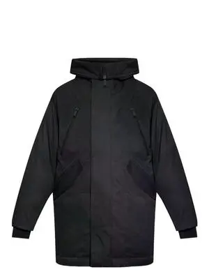 Dsquared2 Hooded Zip-front Parka - Black