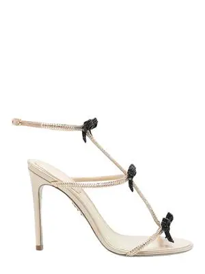 Rene Caovilla 105mm Caterina Sandals - Neutrals