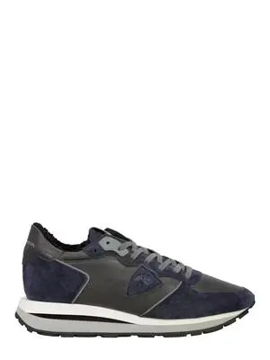 Philippe Model Suede Panelled Sneakers - Blue