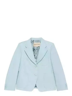 Valentino Garavani Single-breasted Blazer - Blue