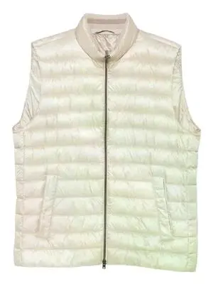 Herno Quilted Zip-front Gilet - Neutrals