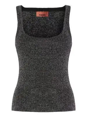Missoni Metallic-effect Tank Top - Silver